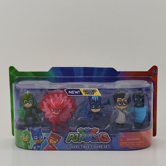 Just Play | Toys | Pj Masks Collectible 5 Pk Figures Set Power Up Poses ...